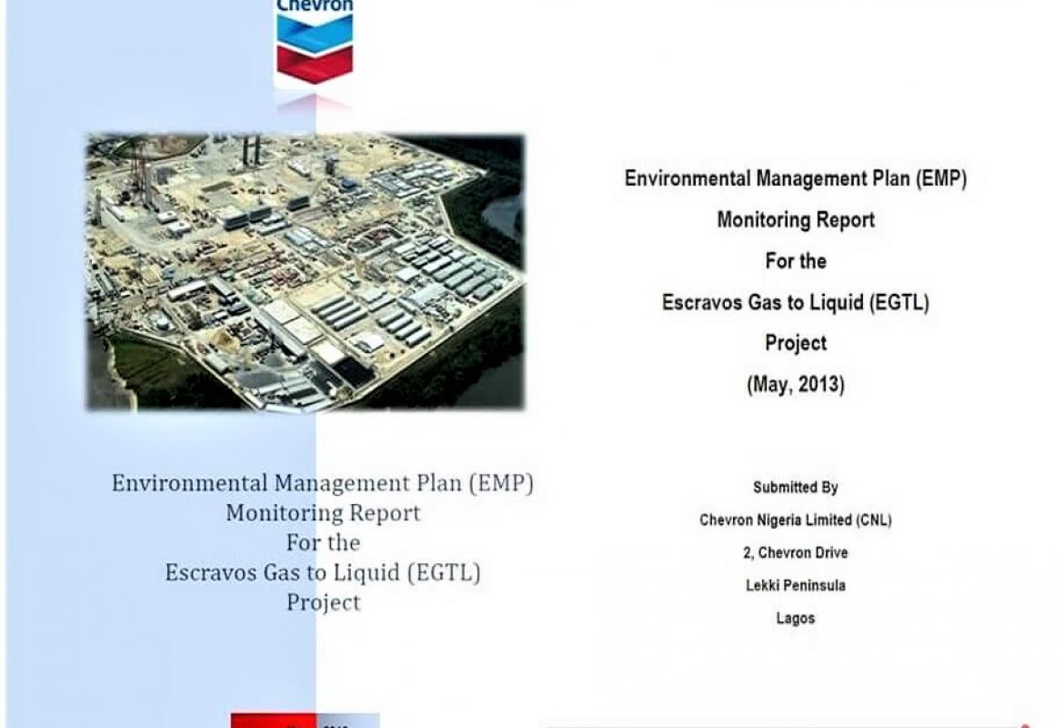Environmental Management Plan (EMP) Monitoring Report for the Escravos ...